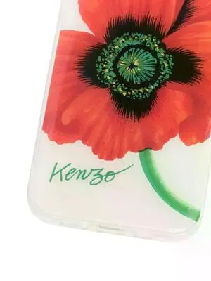 Kenzo Poppy-print Iphone 13 Max Pro Case