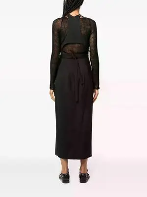 PATOU Virgin Wool-blend Pinafore Dress