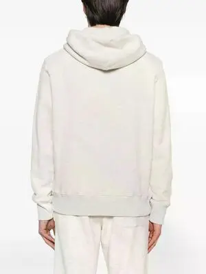 AUTRY Embroidered-logo Hoodie - Grey