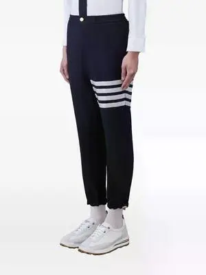 Thom Browne Plain Weave 4-bar Track Trousers - Blue