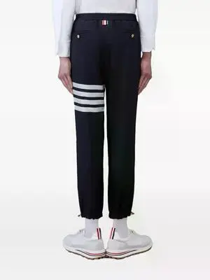 Thom Browne Plain Weave 4-bar Track Trousers - Blue
