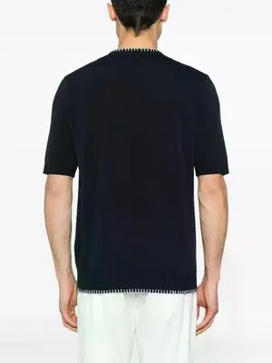 Eleventy Crew Neck T-shirt - Blue