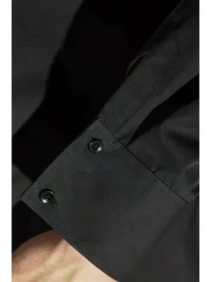 Saint Laurent Cotton Poplin Shirt - Black