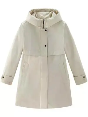 Woolrich Hooded Cotton Parka Coat