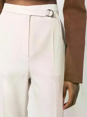 Fendi High-waisted Flared Virgin Wool Trousers