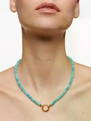 Monica Vinader Kissing Moon Amazonite Capture Necklace