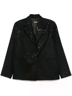 ROTATE BY BIRGER CHRISTENSEN Sequin Embellished Twill Blazer