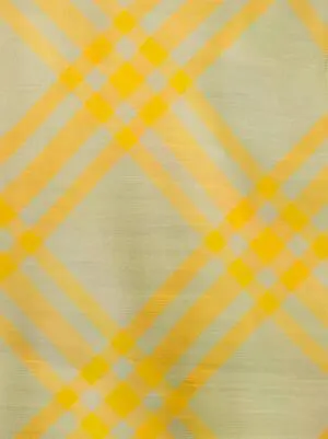 Burberry Check-pattern Frayed Kilt
