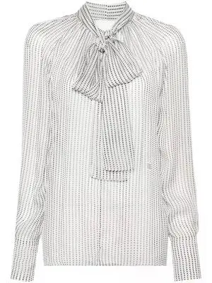 Givenchy Polka-dot Silk Blouse