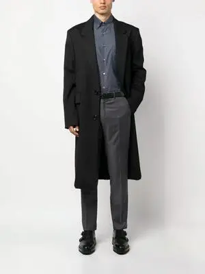 Incotex Slim-cut Virgin-wool Trousers - Grey
