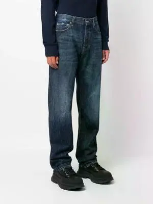 DEPARTMENT 5 Stonewashed Straight-leg Jeans