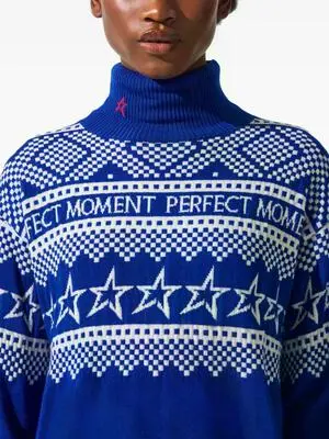 Perfect Moment Intarsia-knit Sweater