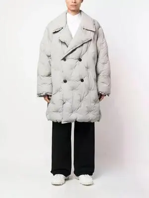 MAISON MARGIELA Peak Lapel Padded Coat