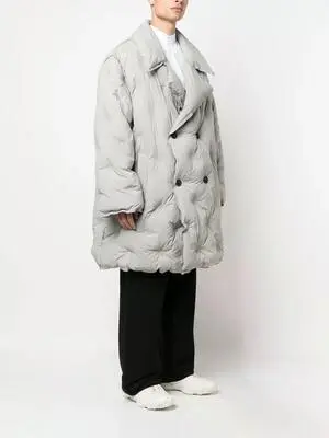 MAISON MARGIELA Peak Lapel Padded Coat