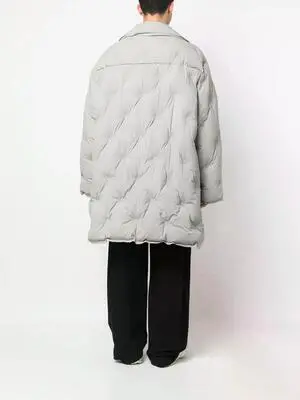 MAISON MARGIELA Peak Lapel Padded Coat