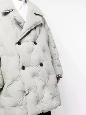 MAISON MARGIELA Peak Lapel Padded Coat