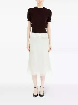 MAISON MARGIELA Checked Midi Skirt