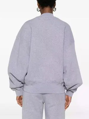 Off-White Logo-embroidered Sweatshirt - Grey