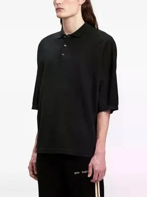 Palm Angels Logo-print Polo Shirt