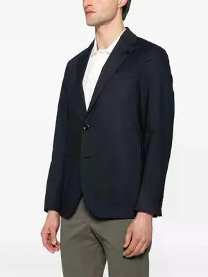 LARDINI Single-breasted Blazer - Blue