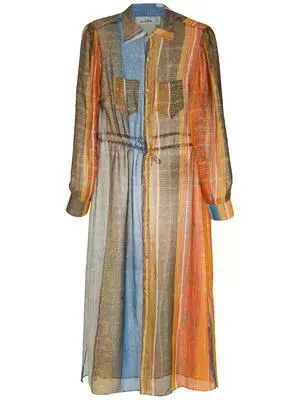 AMIR SLAMA Silk Shirt Dress
