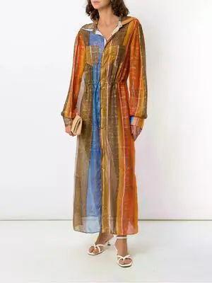 AMIR SLAMA Silk Shirt Dress