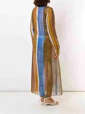 AMIR SLAMA Silk Shirt Dress