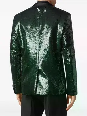 Philipp Plein Sequin-design Single-breasted Blazer