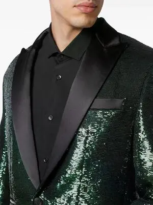 Philipp Plein Sequin-design Single-breasted Blazer