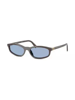 Miu Miu Geometric-frame Sunglasses - Brown