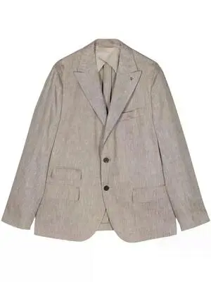 Peserico Notched-lapels Single-breasted Blazer