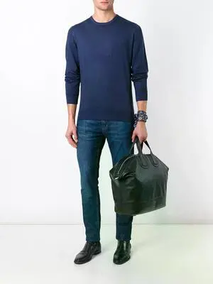 D4.0 Virgin Wool Sweater - Blue