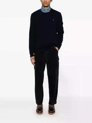 Polo Ralph Lauren Polo Pony-embroidered Sweater - Blue