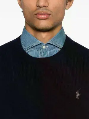 Polo Ralph Lauren Polo Pony-embroidered Sweater - Blue