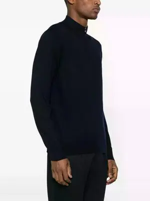 Corneliani Half-zip Fine-knit Jumper