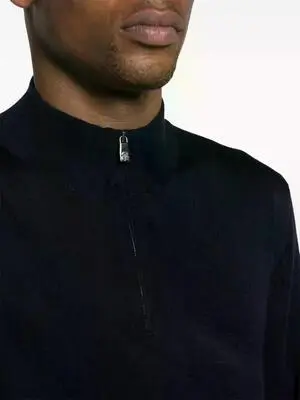 Corneliani Half-zip Fine-knit Jumper