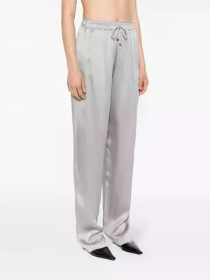 Elisabetta Franchi Satin Tapered Trousers
