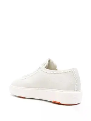 Santoni Leather Sneakers