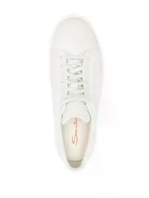 Santoni Leather Sneakers