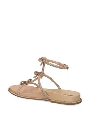 BIBI LOU Abby Embellished Flat Sandals - Neutrals