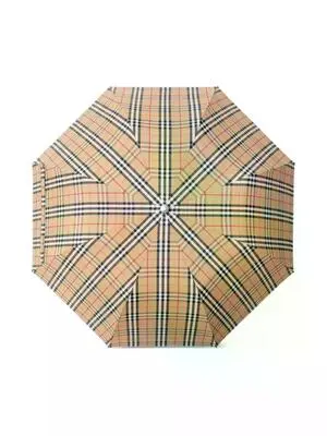 Burberry Check-print Folding Umbrella