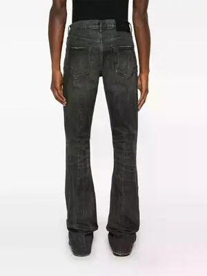 PURPLE BRAND P072 Raw Super Stack Flare Jeans