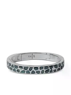 PARTS OF FOUR Sistema V2 Blue Diamond Bracelet - Silver