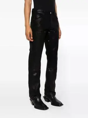 Amiri Mid-rise Straight-leg Trousers
