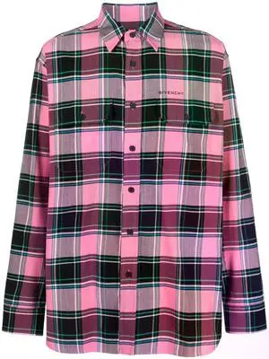 Givenchy Plaid-check Pattern Shirt
