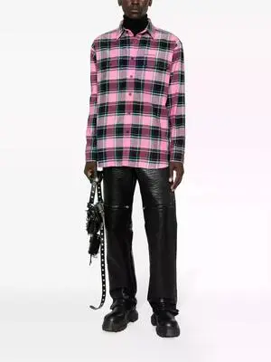 Givenchy Plaid-check Pattern Shirt