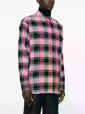 Givenchy Plaid-check Pattern Shirt