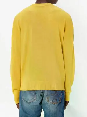 JW Anderson Logo-intarsia Merino-wool Jumper