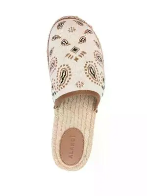 Alanui Bandana-jacquard Espadrilles