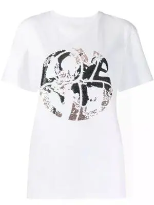 Alberta Ferretti Round Neck T-shirts For Women